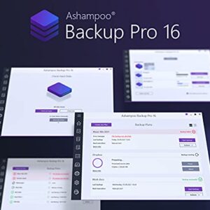 Ashampoo Backup Pro 16 - 3 PC Family License - Compatible with Windows 11, 10 - Unlimited time license