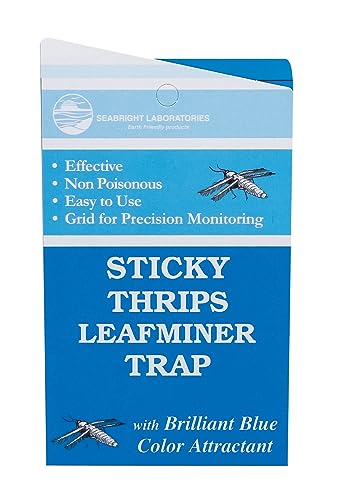 Blue Sticky Trap Thrips Leafminer Trap 15 Pack