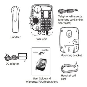 Clarity 54005.001 Alto Severe Hearing Loss Amplified Corded Phone