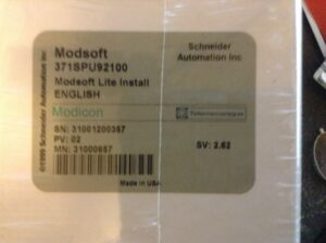 modsoft lite 371spu92100 programming software & documentation