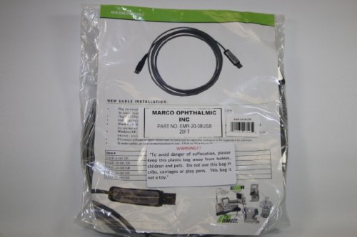 Marco EMR Connection Cable, USB, 20 Ft.