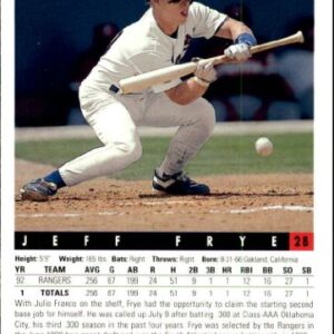 1993 Upper Deck Baseball Card #371 Jeff Frye