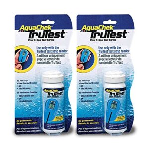 aquachek 512082-02 trutest digital test strip refills for swimming pools, 50-count, 2-pack