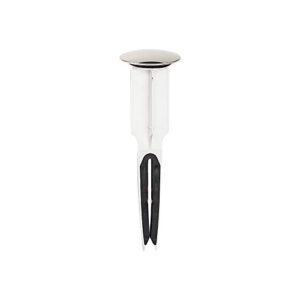 pf waterworks pf0250 easypopup patented universal bathroom sink pop-up stopper, easy install/remove design, no disassembly, fits ballrod pop-up drains, 5-1/2 in tall 1.5 in. cap dia. chrome