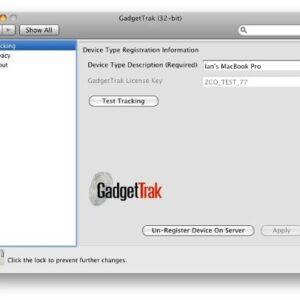 GadgetTrak Laptop - 1 Device for 1 Year [Download]