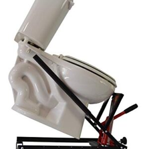 The Toilet Master Jack is a Lifter Designed to Easily Lift, Move, and Repair Toilets. Easy Bolt and Seal Replacement. for use with a Toilet Snake or Drain and Pipe Cleaners.