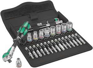 ratchet set, 28, 1/4 in, sae