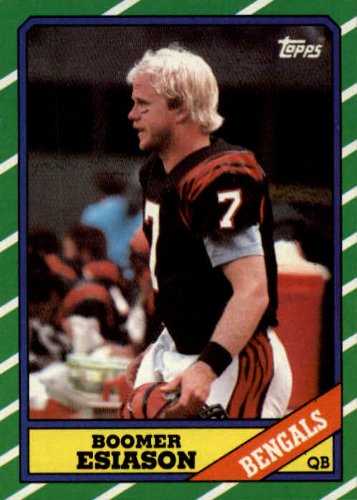 1986 Topps Football Rookie Card #255 Boomer Esiason Mint