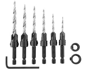 irwin tools 1882792 speedbor countersink wood drill bit, 8-piece