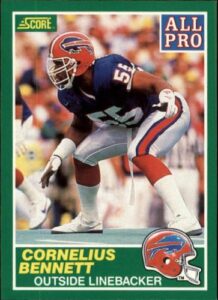 1989 score football card #299 cornelius bennett