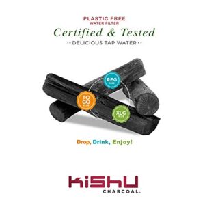 Authentic Kishu Charcoal – 2pack for Pitchers. The Only Authentic, Certified & Tested Charcoal Water Purifier. You deserve the best – absorbs toxins and leaves the good stuff, calcium, magnesium, potassium.