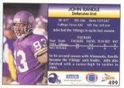 1992 Pacific Football Card #499 John Randle