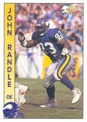 1992 pacific football card #499 john randle