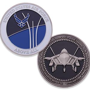 Air Force Above All Challenge Coin - USAF Veteran Military Coin - Officially Licensed - Designed by Military Veterans