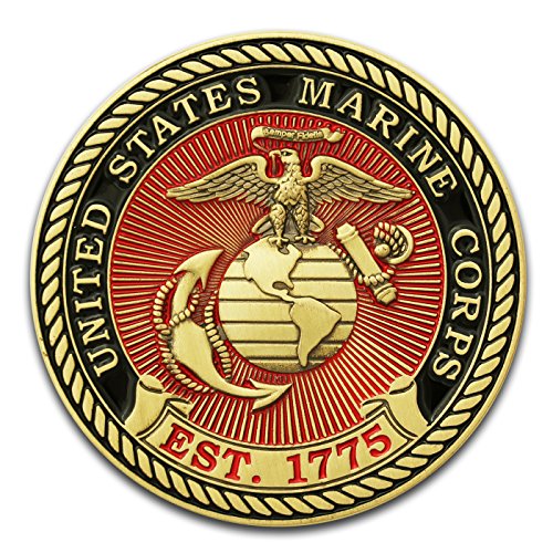 Marine Corps E2 Challenge Coin! USMC PFC Rank Military Coin. Private First Class Challenge Coin! Designed by Marines for Marines - Officially Licensed Product!