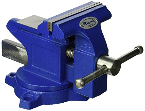 IRWIN Tools Record Light Duty Workshop Vise, 4.5-Inch (4935507),Blue