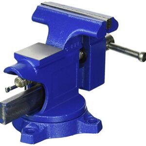 IRWIN Tools Record Light Duty Workshop Vise, 4.5-Inch (4935507),Blue