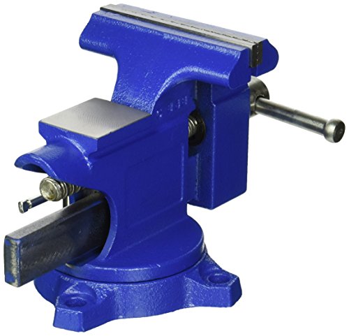 IRWIN Tools Record Light Duty Workshop Vise, 4.5-Inch (4935507),Blue