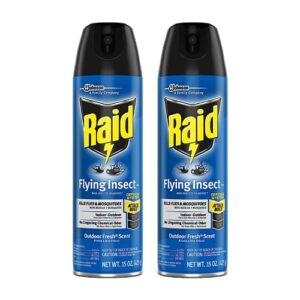 raid flying insect killer, 15 oz pack of 2