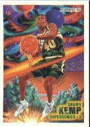 1993 fleer basketball card (1993-94) #233 shawn kemp