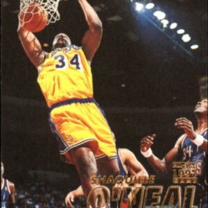 1997 Fleer Basketball Card (1997-98) #100 Shaquille O'Neal