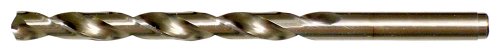 Cle-Line C23371 Cobalt Heavy Duty Jobber Length Drill, Cobalt, Gold Oxide Finish, Straight Shank, 135-Degree Split Point, 15/32" Drill Diameter (Pack of 6)