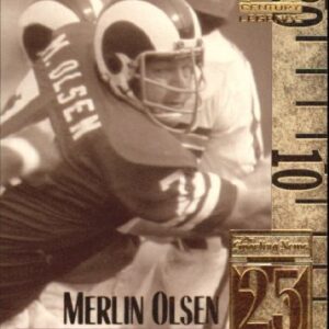 1999 Upper Deck Century Legends Football Card #25 Merlin Olsen