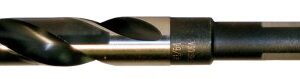 Cle-line C17062 1 in. x 6 in. Black and Gold Oxide Finish High Speed Steel Silver & Deming 118-Degree Twist Drill Bit (1-Pack)