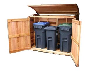 olt cedar for life 6'x3' oscar -waste management shed