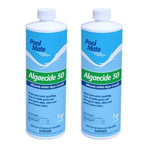 pool mate 1-2150-02 50 pool algaecide, 2-pack