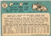 1965 Topps #207 Pete Rose - EX-MT