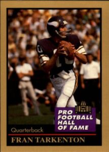 1991 enor pro football hof football card #134 fran tarkenton near mint/mint