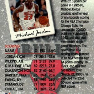 1993 Upper Deck Basketball Card (1993-94) #166 Michael Jordan