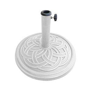 bond manufacturing, white 60478a gaelen umbrella base, 12kg, 12-kg