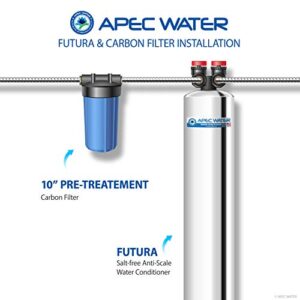 APEC Water Systems FUTURA-15 Premium 15 GPM Whole House Salt-Free Water Softener & Water Conditioner