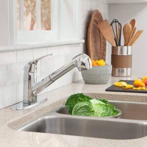 PROFLO PFXC5150 1.5 GPM Single Hole Pull Out Kitchen Faucet - Includes Escutcheon