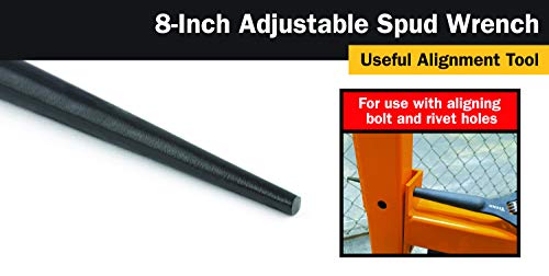 Titan 209 8-Inch Adjustable Construction Spud Wrench