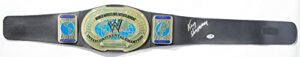 ken shamrock signed wwe intercontinental championship kids toy belt psa/dna ufc - autographed ufc miscellaneous products