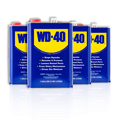 WD-40 - 490118 Multi-Use Product, One Gallon [4-Pack]