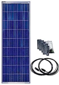 samlex america (ssp-150-kit) 150w solar panel kit with brackets and connecting wires