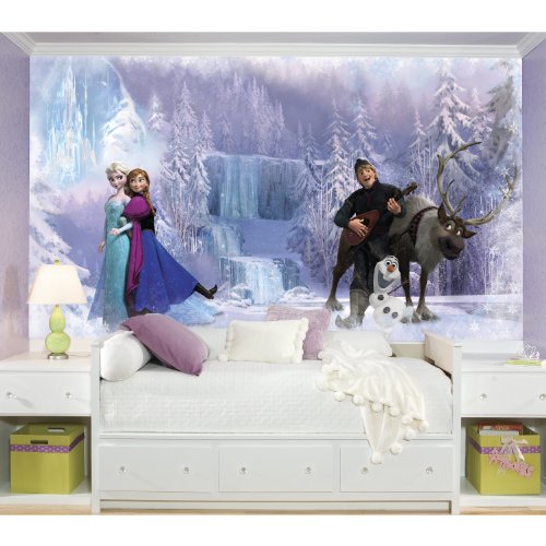 RoomMates JL1321M Disney Frozen Spray and Stick Removable Wall Mural - 10.5 x 6 ft.