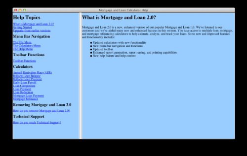 Mortgage And Loan Calculators 2.0 for Mac [Download]