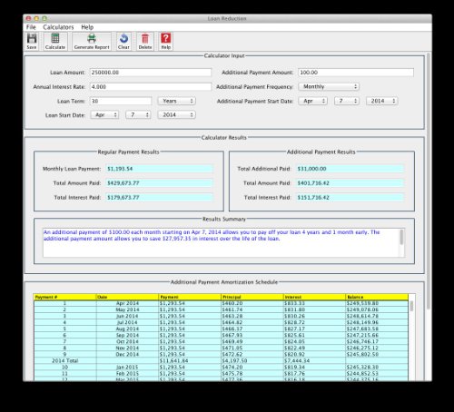 Mortgage And Loan Calculators 2.0 for Mac [Download]