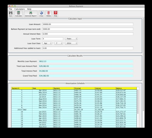 Mortgage And Loan Calculators 2.0 for Mac [Download]