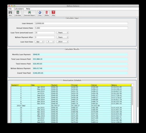 Mortgage And Loan Calculators 2.0 for Mac [Download]