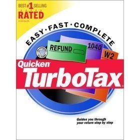 *new* quicken turbotax 2000 federal tax return software for windows - turbo tax