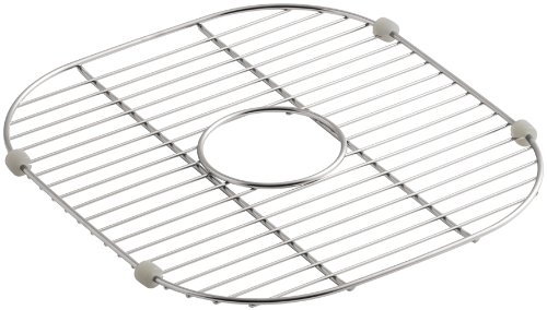 KOHLER 6390-ST Sink Rack, 13-1/2-Inch X 14-7/8-Inch for K-3356 Undertone and K-3356-Hcf Undertone Preserve Sinks, Stainless Steel