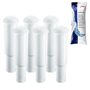 jura claris white water filter cartridges (x6) 6 filters