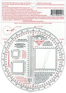 rm products military round protractor