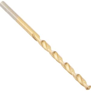 10 PACK 1/8" TITANIUM COATED HSS DRILL BITS FOR WOOD, METAL & PLASTIC